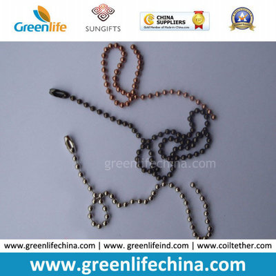 China Customized Silver/Gunmetal Black/Rose Gold Bead Ball Jewelry Chain supplier