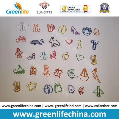 China Variety Colours Cute Office Stationery Paperclips Metal Safety Clip Holder supplier