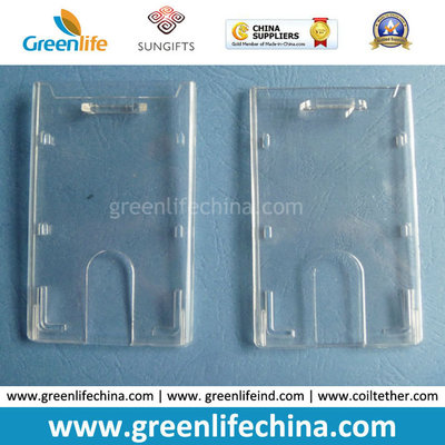 China High Quality ABS Clear ID Card Holder Badge Accessory supplier