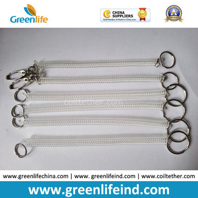 China High Janpan Quality Transparent Clear Slim Expanding Key Coil Chains supplier