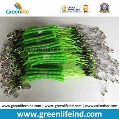 China Stainless Steel Extending Spiral Lanyard for Tools Safe supplier