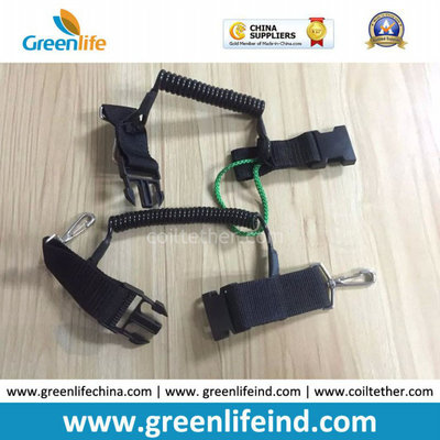 China Scuba Diving Camera Spring Coil Lanyard Quick Release Equipment Holder supplier