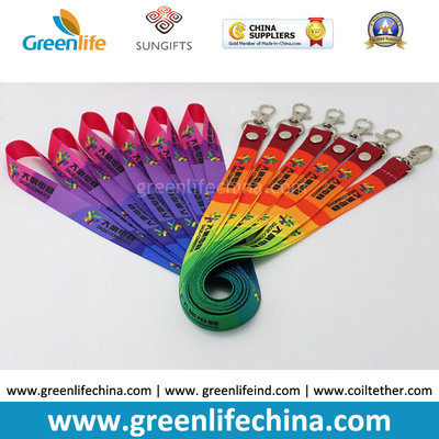 China Heat-transfer Pre-printed Earthfriendly Meeting Lanyard High Quality Neckwear Promotional Gift supplier
