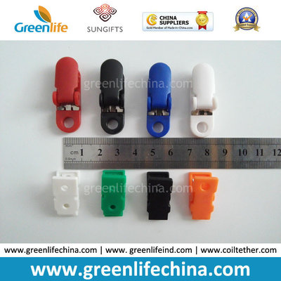 China Custom Colours Fashion Plastic Office ID Badge Clips Good Fastener Clip Accessory for Holding supplier