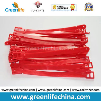China Baggage Tag Accessory Promotional Soft PVC Belt Holder in Red supplier