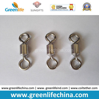 China High Strength Sea Saltwater Stainless Steel Polishing Shinning Fishing Rolling Swivels supplier