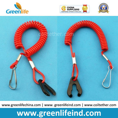 China Extendable Strap Customized Jet Ski Safety Hand Coiled Tool Lanyard supplier