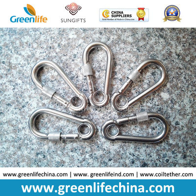 China High Quality Stainless 316 steel Rapid Link Quick Connector Carabiner w/Screw&amp;Ring supplier