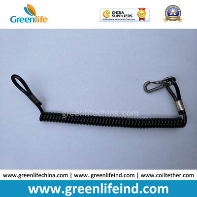 China Wire-reinfored Pistol Lanyard for Duty/Basic Belt Loop w/Delux Swivel on One End supplier