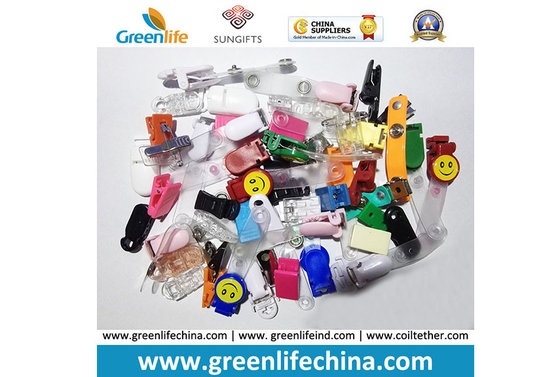 China Durable Top Quality China Manufacturer Office/School Used Plastic Badge Clips w/Custom Logo supplier