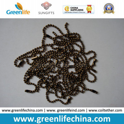 Fashionable Hot Selling Shinny Golden Metal Snake Ball Chain supplier