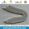 Custom Packing in Roll Silver Plated Metal Bead Fastenering Chain supplier