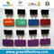 olorful Rectangle Plastic Sheet W/Custom Logo Office Binder Clips supplier