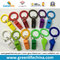 Customized Color Promotional Wrist Coil W/Plastic Whistle and Key Ring Gift supplier