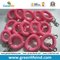 Stretchable Solid Pink Wrist Strap Coil Retainer W/Snap Hook supplier