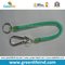 Colored Carabiner Clip&amp;Nylon Strap W/Long Slim Spring Coiled Tether supplier