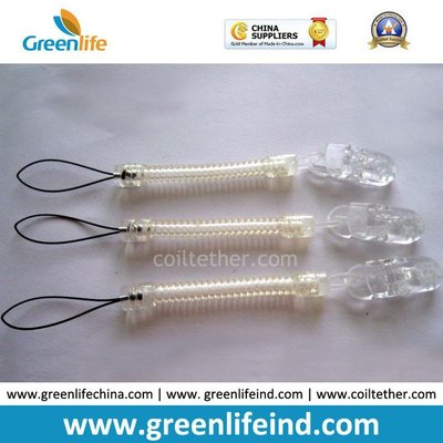 High Janpan Quality Transparent Clear Slim Expanding Key Coil Chains supplier