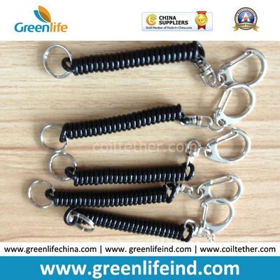 Flexible Spiral Key Ring Elastic Cord Hot Selling Bungee Leash supplier