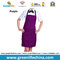 Top quality purple apron with front proket custom printing logo for company advertisment supplier