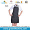 Classic black promotional plan aprons in stock ready for customized logo advertisment need supplier