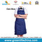 Fashion lovely peak green kitchen cooking apron advertisment promotional apron with logo supplier