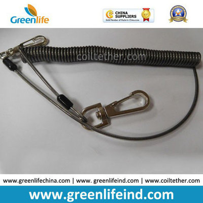 China High Quality 3.0mm Cord Dia Wire Coil Safety Lanyard supplier