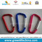 Manufacture flat D-shaped mini carabiner orange/green/red/black/yellow color cheap price supplier
