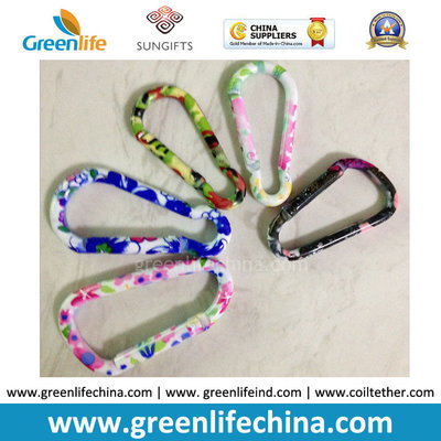 Cheap metal carabiner in various shapes in various colors hot selling standard holder hook supplier