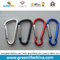 Promotional gifts aluminium D-shaped camping carabiner different colors available in stock supplier