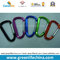 Promotional gifts aluminium D-shaped camping carabiner different colors available in stock supplier