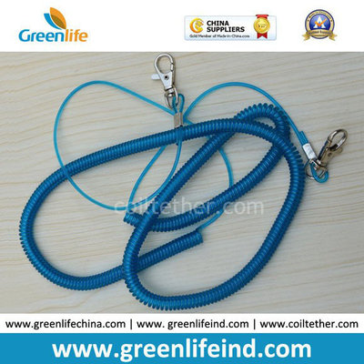 Custom Design Transparent Blue 1.5m Long Spiral Cord Fishing Holder supplier