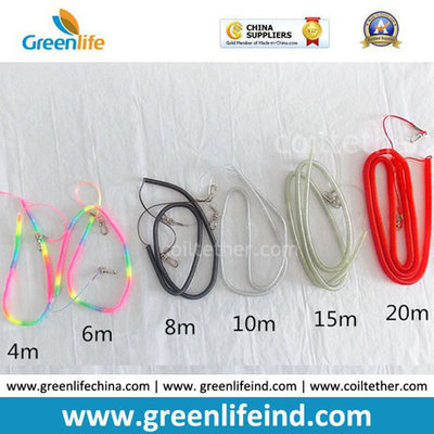 Promotional Colorful Wire Core Spiral Cord Fishing Tool Lanyard supplier