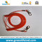 Transparent Red Vinyl Coated Steel Coil Tether Leash Safety Rope supplier