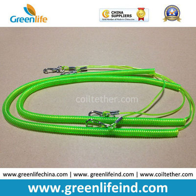 Fishing Camping Kayak Lanyard Spring Coil Safety Belt Blue Color supplier