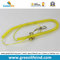 Yellow Retractable Clip Elastic Plastic Coil Cord Rope Strap Lanyard supplier