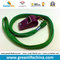 Green Lanyard Whistle Flat Polyester Lanyard Holder w/Wine Red Plastic Sports Whistle supplier