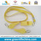 High Quality Eco-friendly Plastic PS Colorful Whistles 5.6x1.8cm with Green Lanyard 45cm Length supplier