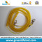 Wholesale Greenlife Factory Robster Clip Stretch Transparent Yellow 5M Tool Coil Lanyard for Fishing anti-drop supplier