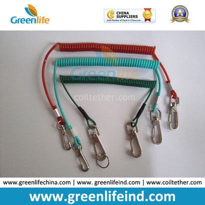 Muti-Colors Plastic Retention Rope Chain w/Snap Big Hook Security Stretch Tool Lanyards supplier