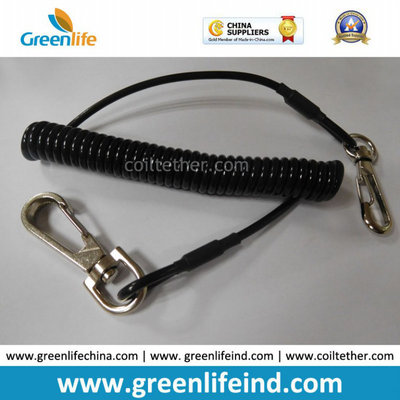 Muti-Colors Plastic Retention Rope Chain w/Snap Big Hook Security Stretch Tool Lanyards supplier