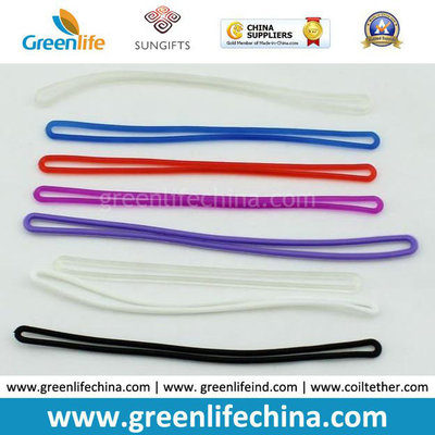 Luggage Tag Accessory Soft Eco-friendly PVC Colored Loop Straps supplier