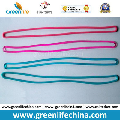 Hot Sales Light Blue 2.5x150mm Travel Tag Partner PVC Strap Loops supplier