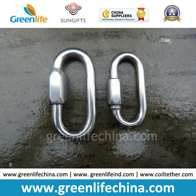 Stainless Steel Full Sizes Heavy Duty Carabiner with Ring For Tools Attaching supplier