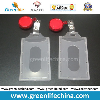 Durable Office Using Open Faced ID Badge Holder PP White supplier