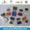 Colorful Rectangle Plastic Handle Binder Clips Ready for Company Logo supplier