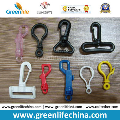 8.5x5.6x0.7mm Big Size Plastic Carabiner Hook Popular Military Colors supplier