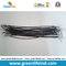 TPU Cord 1.2MM Unextended Length 30CM Black Nylon String 5CM Height on Two Ends Stop-drop Coil Lanyards supplier