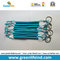 Top Quality Blue TPU Coated Safety Elastic Coil Cord Rop Key Ring Accessory Full Stretched Length 1M supplier
