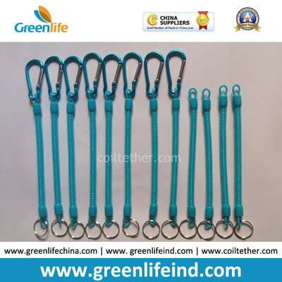 Customized Size and Blue Color 4'' to 40'' Multi-purpose Utilities Plier Coiled Lanyards supplier