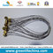 Standard Nylon Black String Loop with Mini  Lobster Clasp for Attaching Pendants supplier
